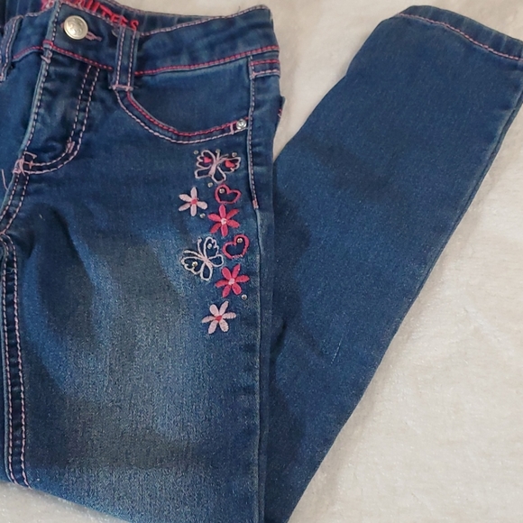Beautees | Bottoms | Girls Size 6 Embroidery Jeans | Poshmark